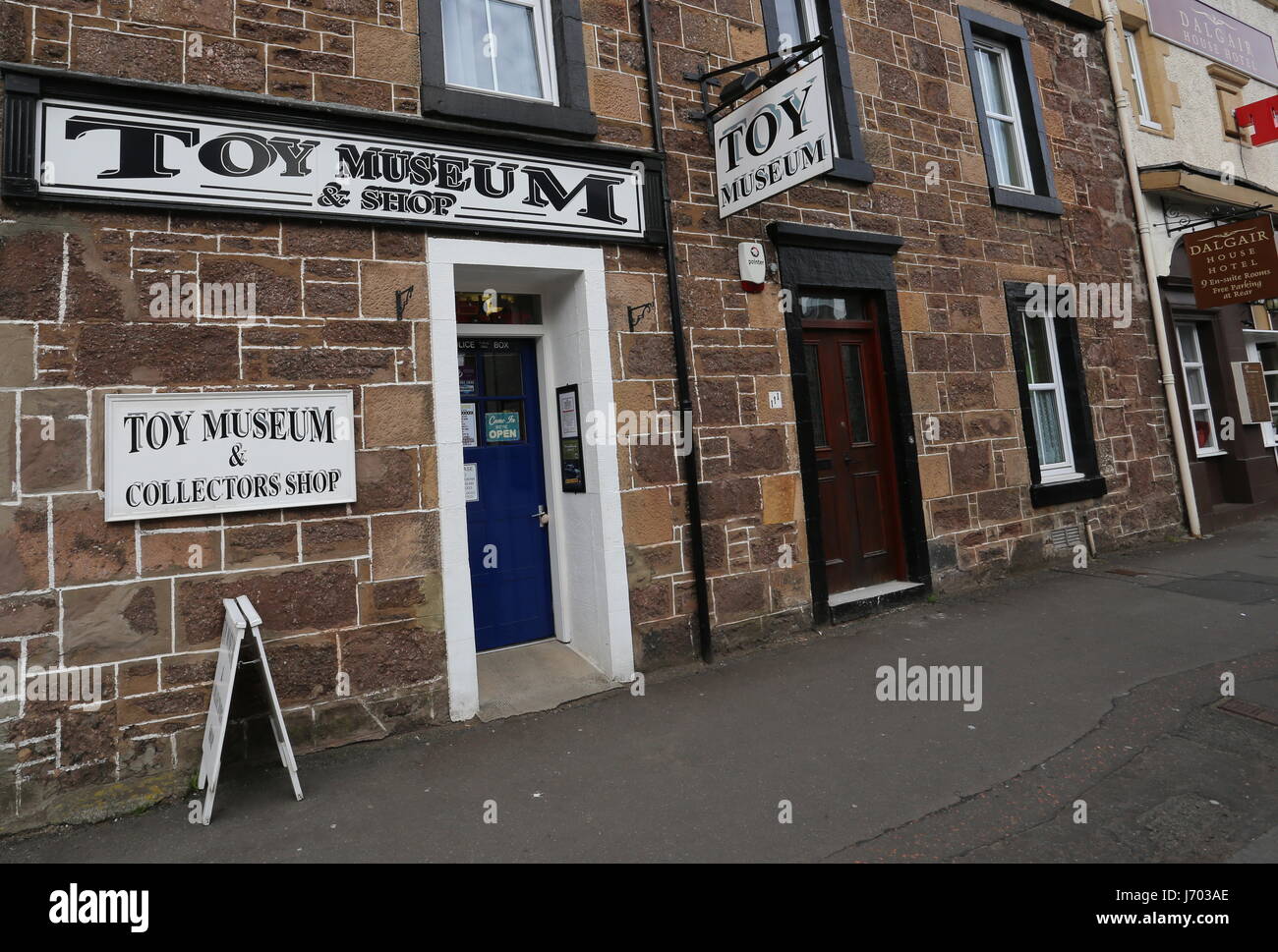 Exterior of Toy Museum and shop Callander Scotland May 2017 Stock Photo ...