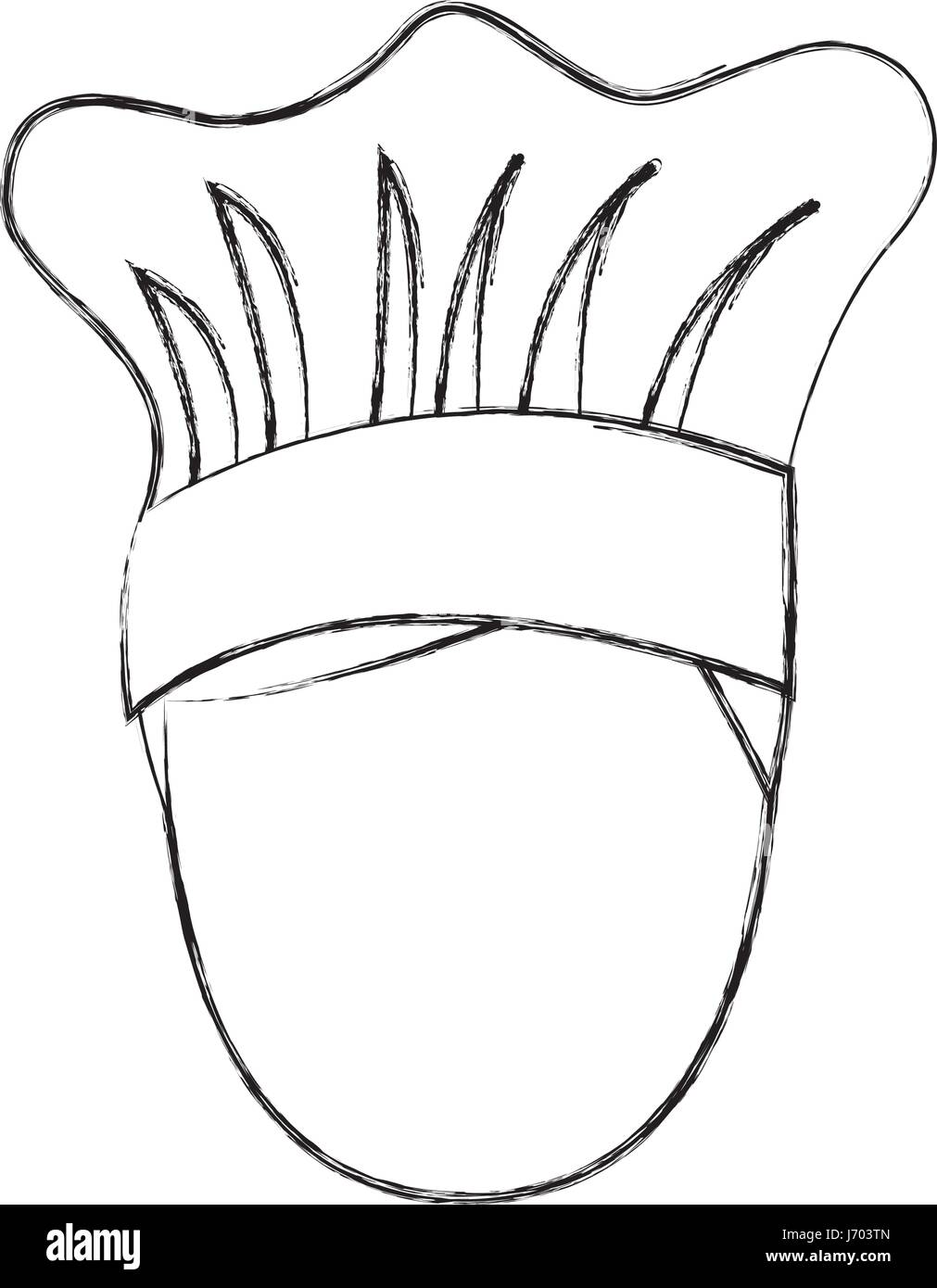 Portrait chef cooking professional kitchen Black and White Stock Photos ...