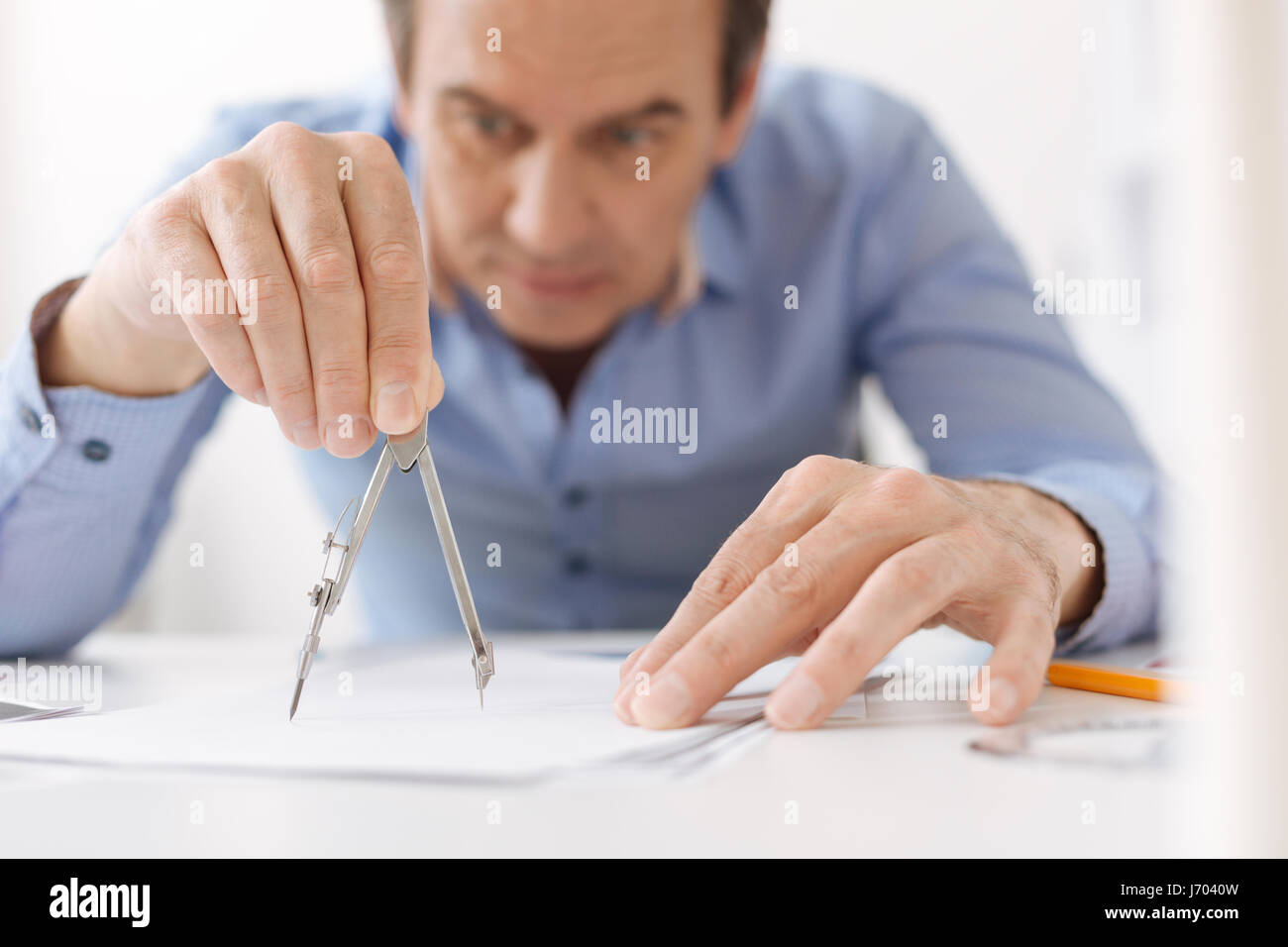 Construction plan complex drawing hi-res stock photography and images ...