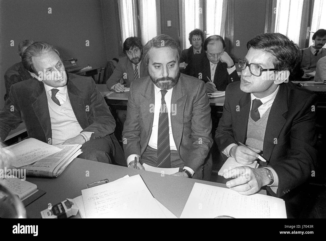 the judges Ferdinando Imposimato, Giovanni Falcone (killed by the mafia ...