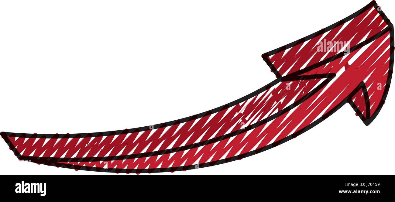 arrow increase isolated icon Stock Vector Art & Illustration, Vector ...