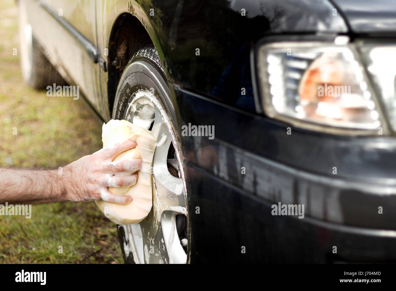 Car body cleaning hi-res stock photography and images - Alamy