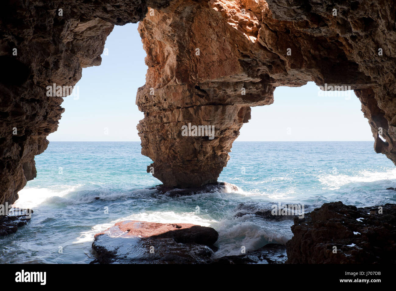 blue waves spray tides tide grotto salt water sea ocean water shine ...