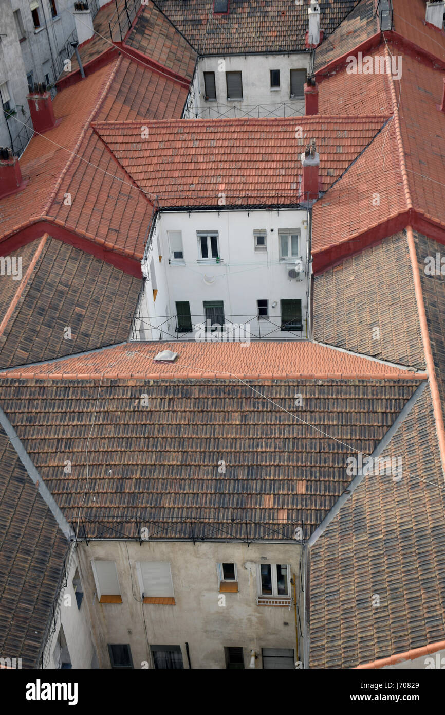 Madrid housing, Spain Stock Photo - Alamy