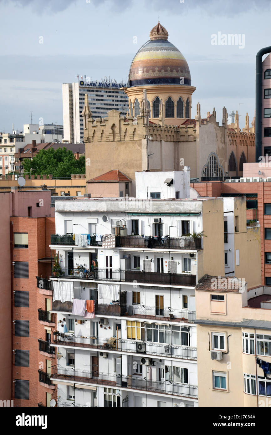 Madrid housing, Spain Stock Photo - Alamy