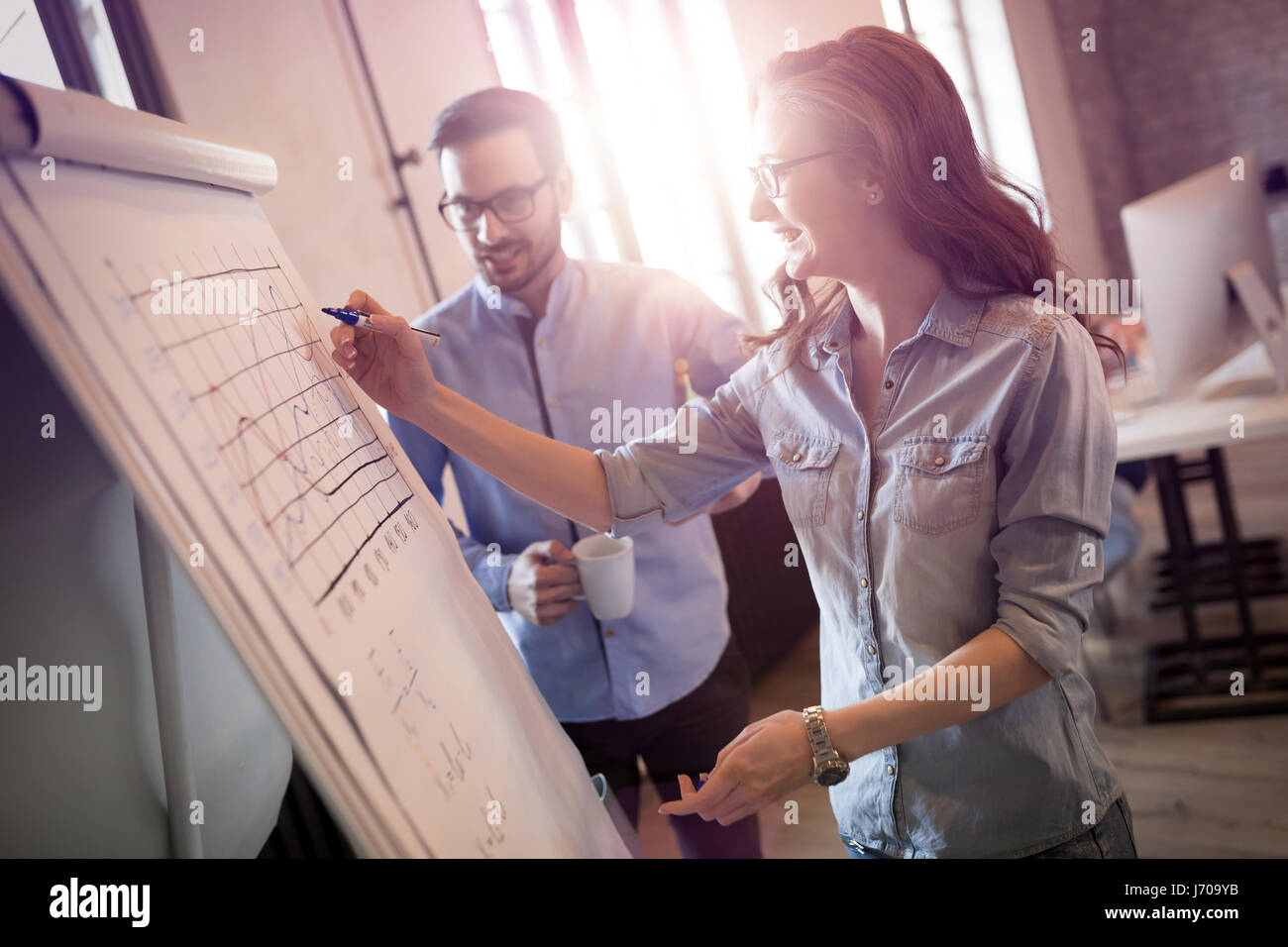 Working together as a team hi-res stock photography and images - Alamy