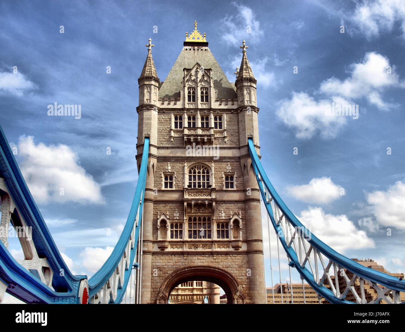 tower city town bridge london thames style of construction architecture ...