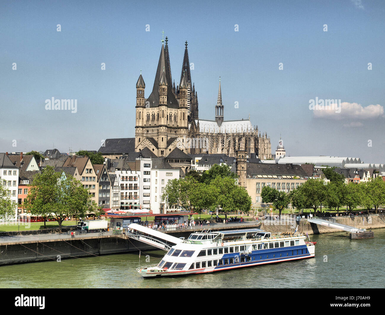 city town cologne germany german federal republic sight view outlook ...