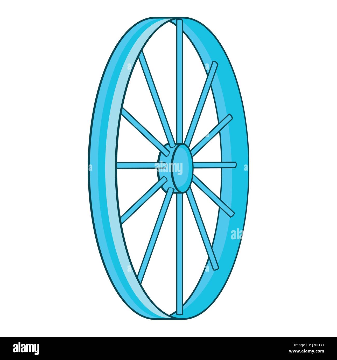 Bicycle wheel symbol icon, cartoon style Stock Vector Image & Art - Alamy
