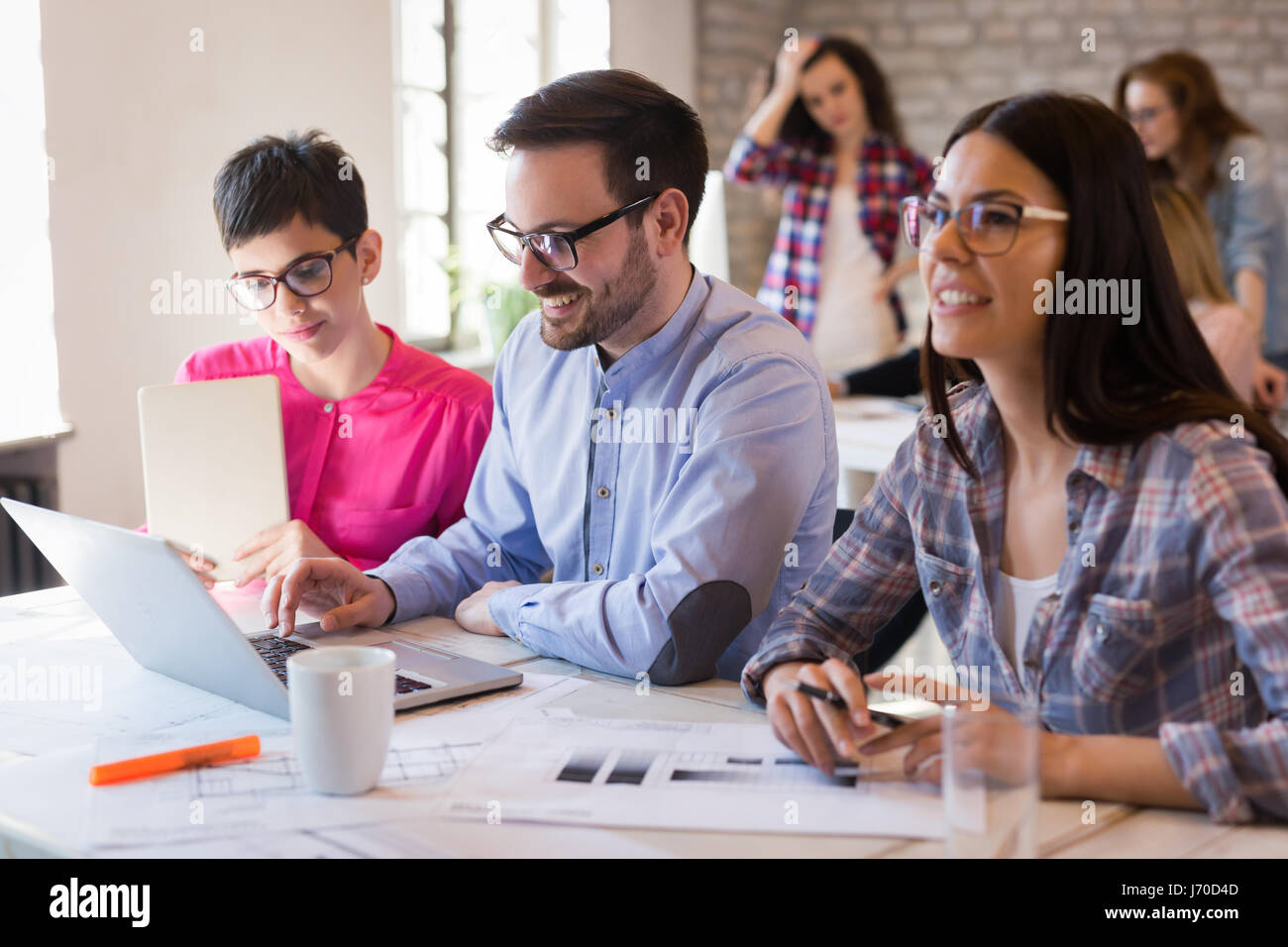Students College University Education attending lecture Stock Photo - Alamy