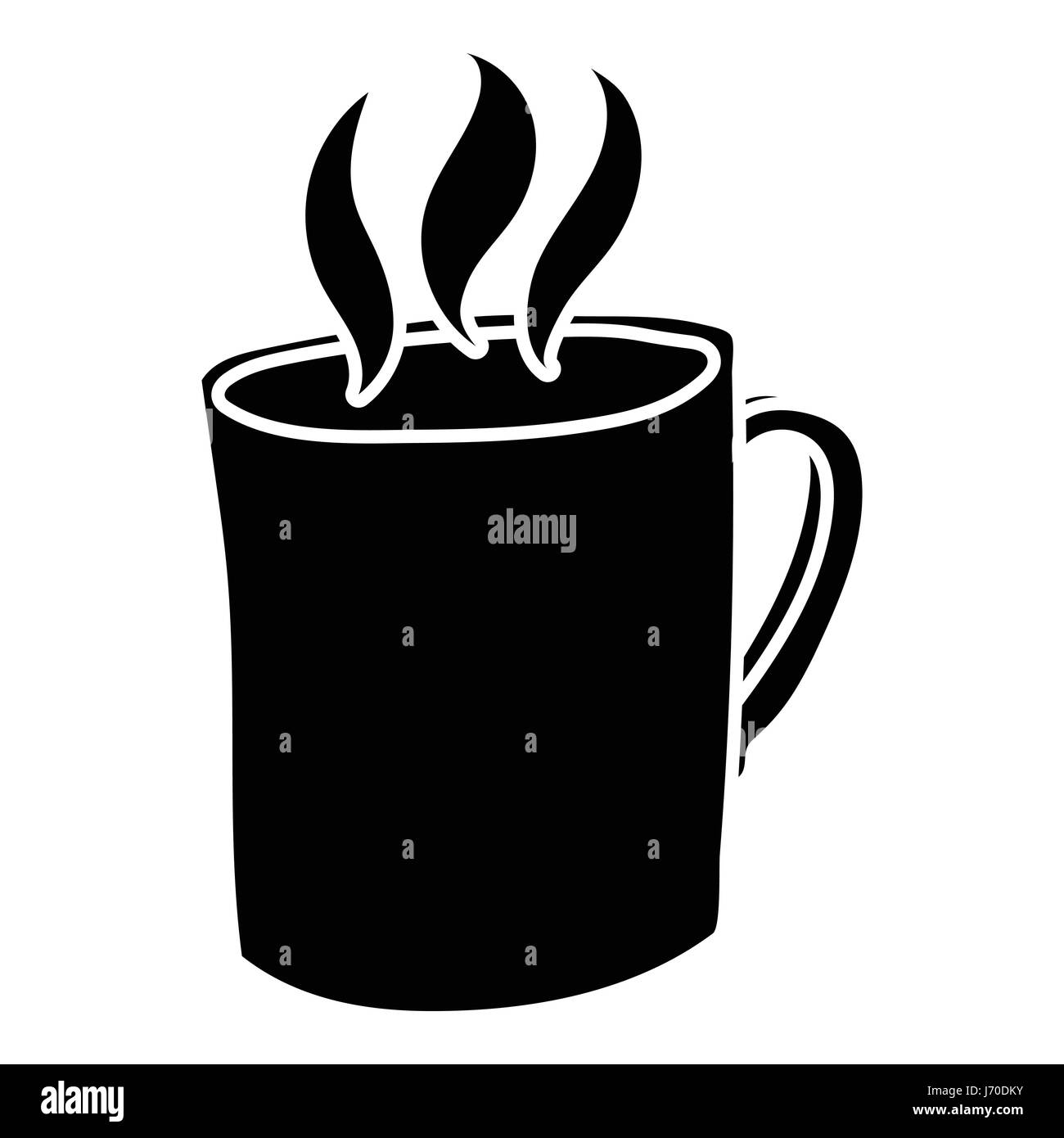 Mug of hot drink icon, simple style Stock Vector Image & Art - Alamy