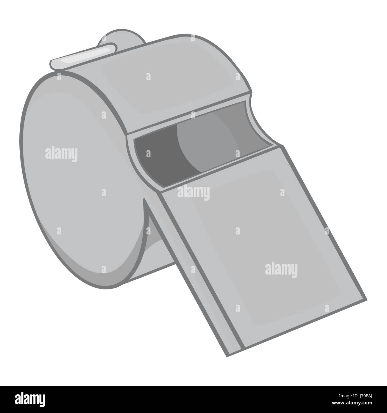 Whistle icon cartoon black Cut Out Stock Images & Pictures - Alamy