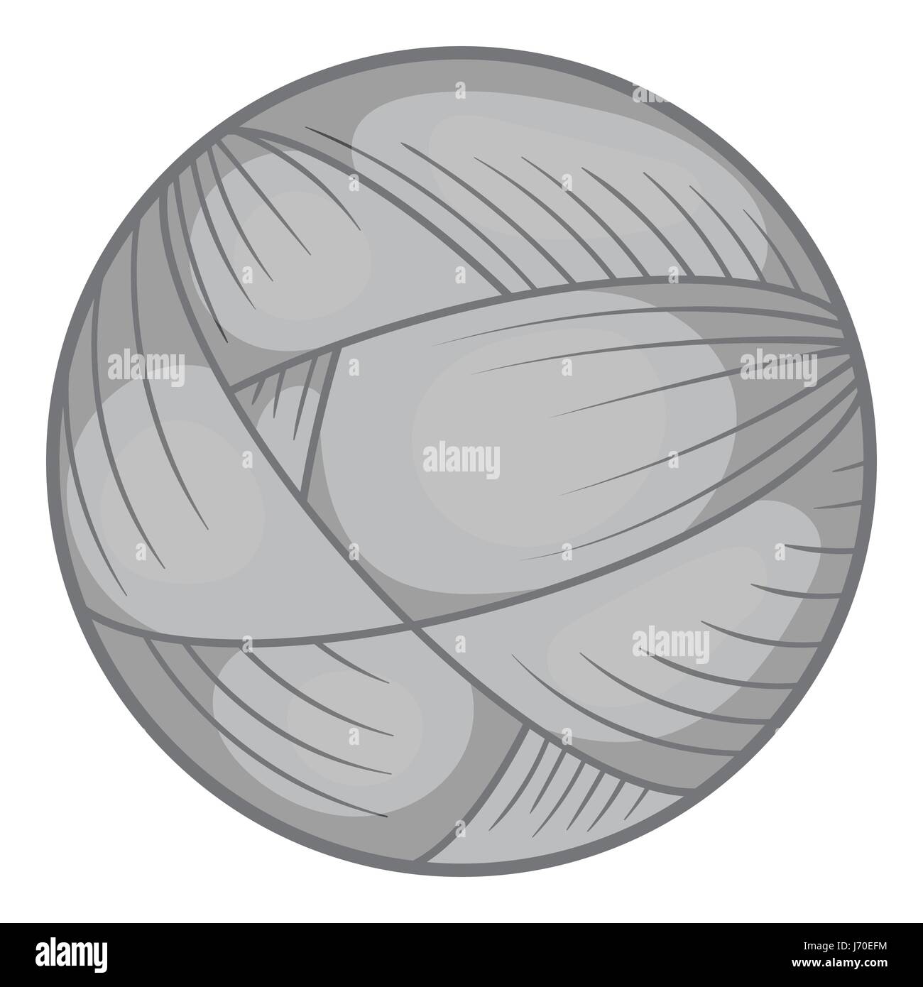 Ball of yarn icon, black monochrome style Stock Vector Image & Art - Alamy