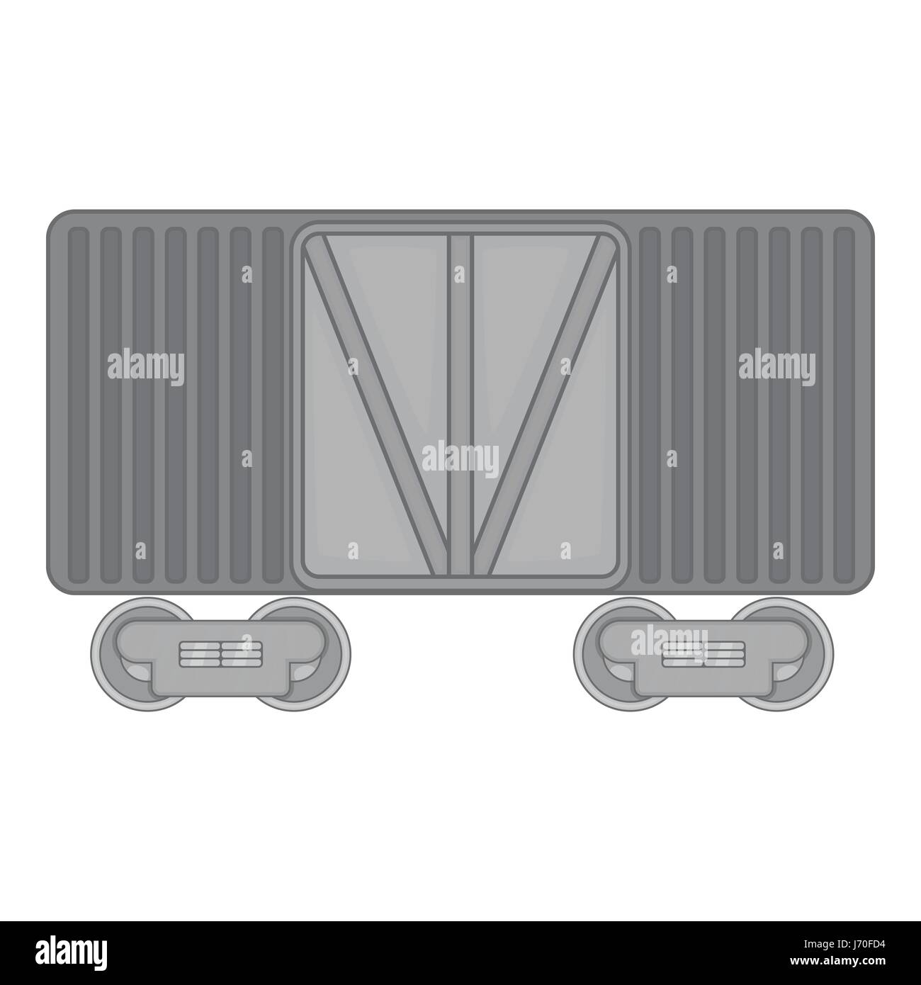 Freight train icon, black monochrome style Stock Vector Image & Art - Alamy