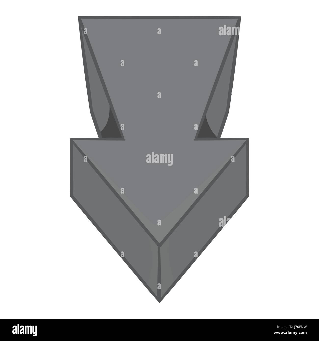 Big arrow icon, black monochrome style Stock Vector Image & Art - Alamy