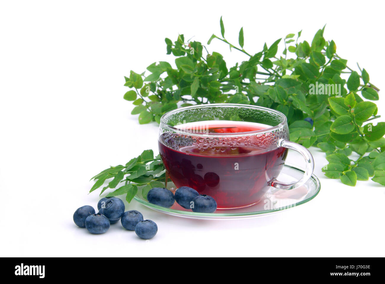tea blueberry - blueberry tea 13 Stock Photo - Alamy
