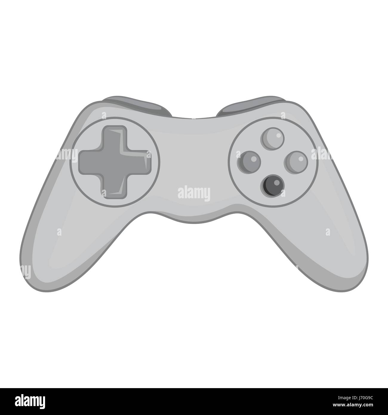 Game joystick icon, black monochrome style Stock Vector Image & Art - Alamy