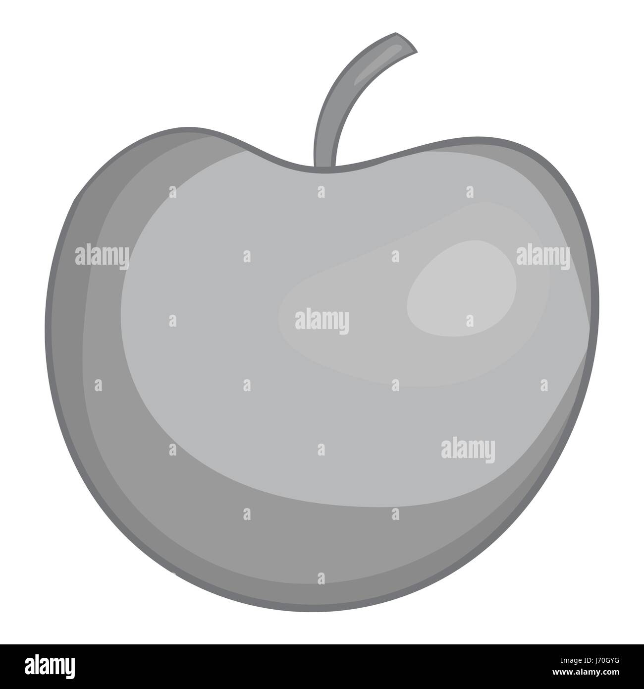 Apple icon, black monochrome style Stock Vector Image & Art - Alamy