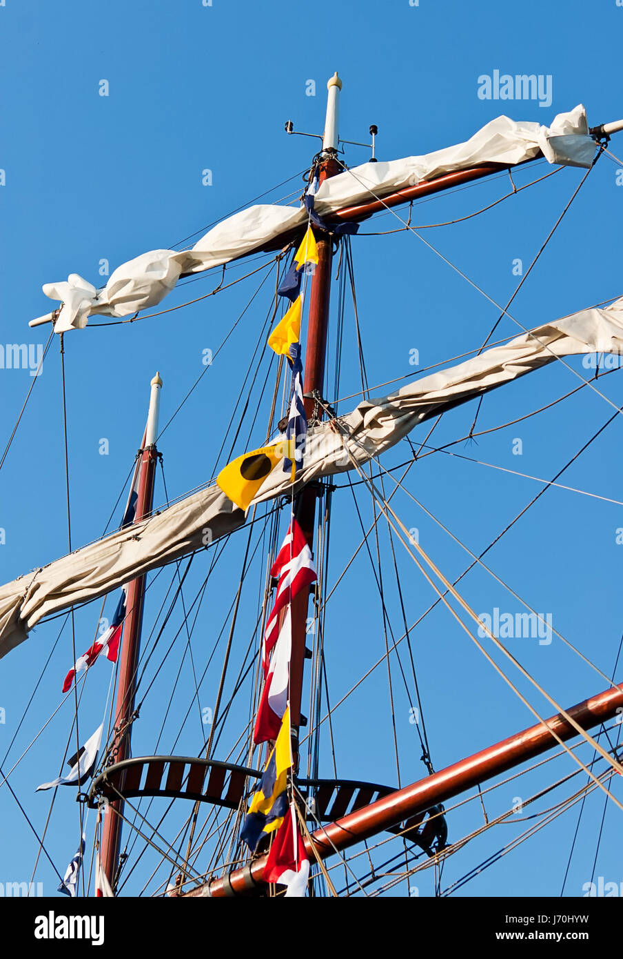 Rolled up sails hi-res stock photography and images - Alamy