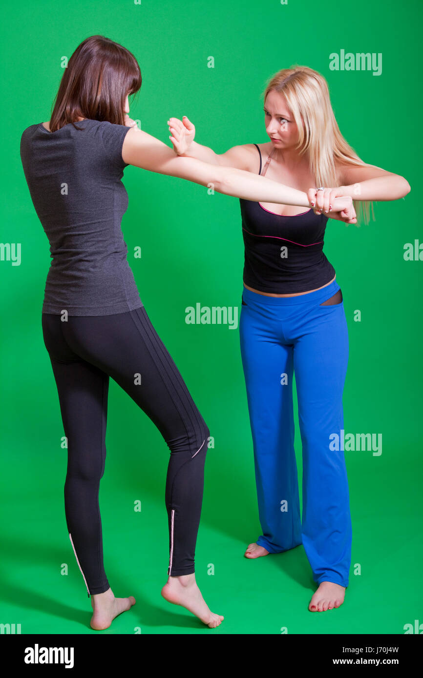 woman women fight fighting conflict action attack defense combat ...