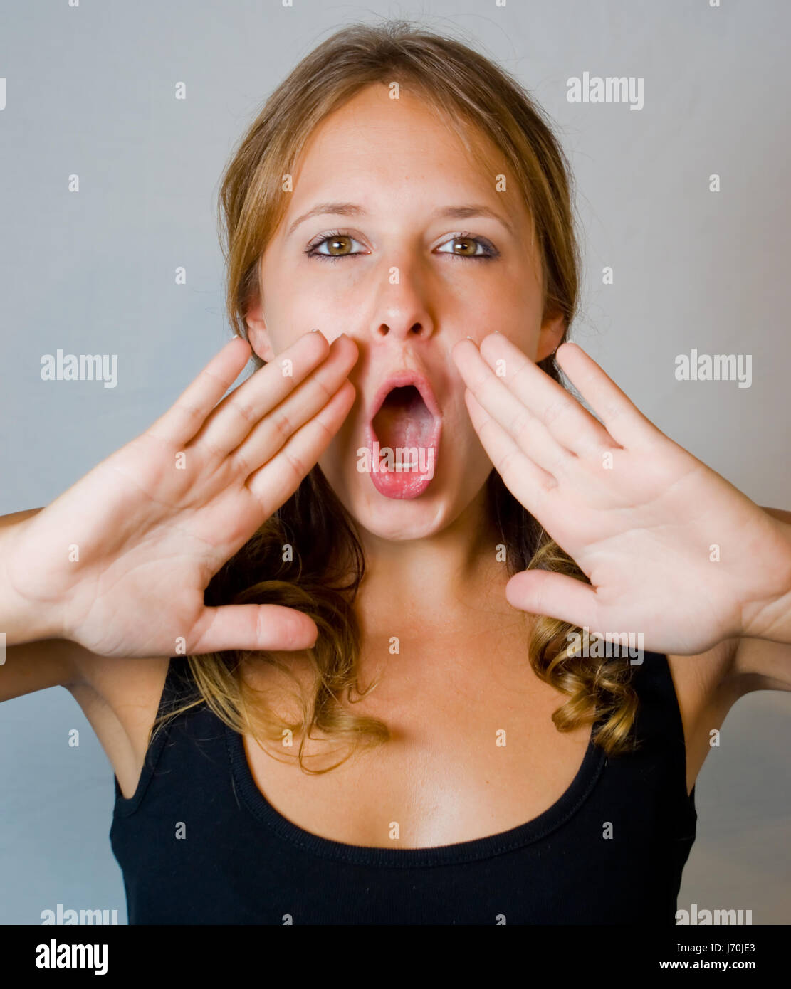 Help shouts hi-res stock photography and images - Alamy