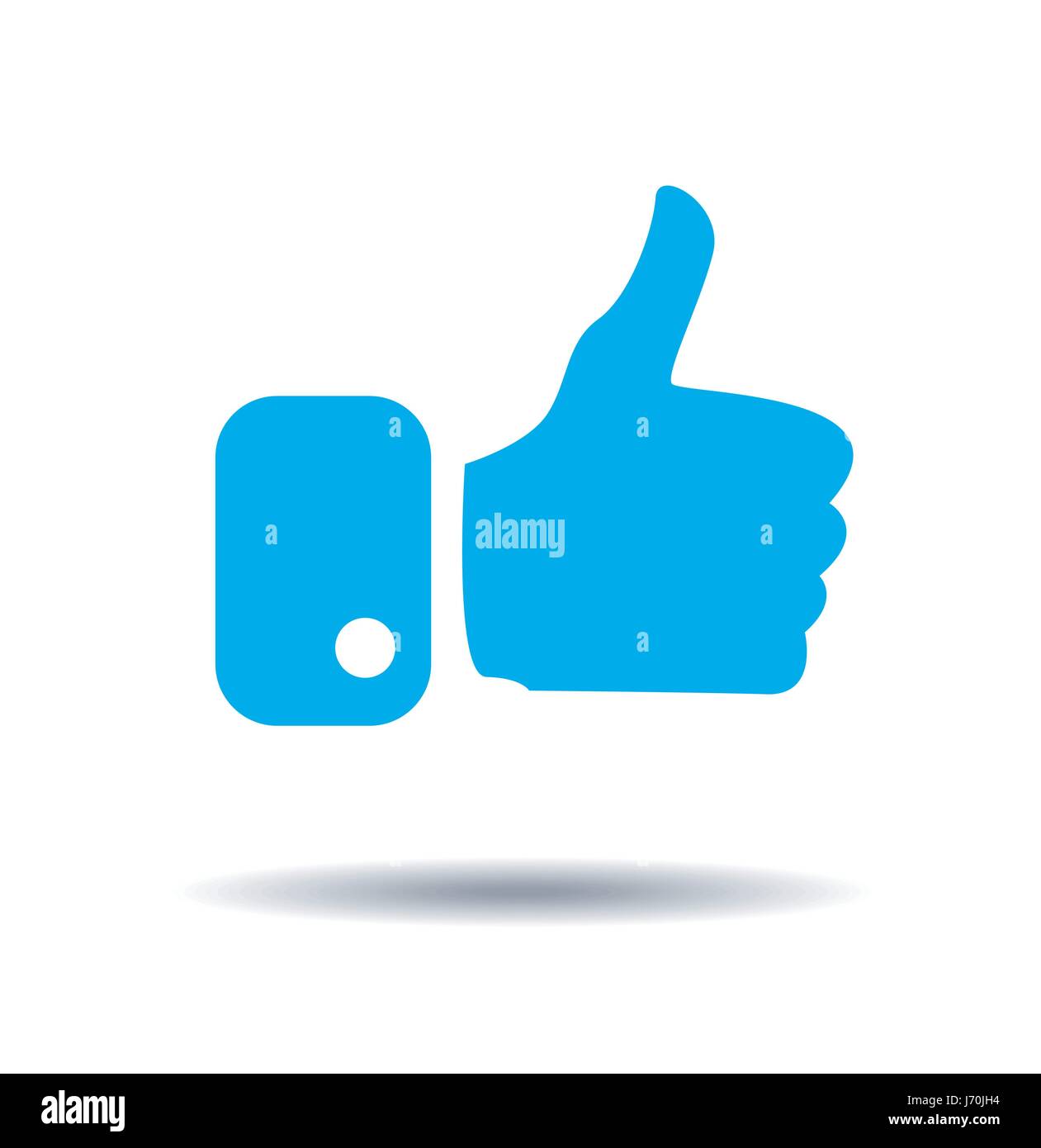 Modern Thumbs Up Icons Stock Vector Image & Art - Alamy