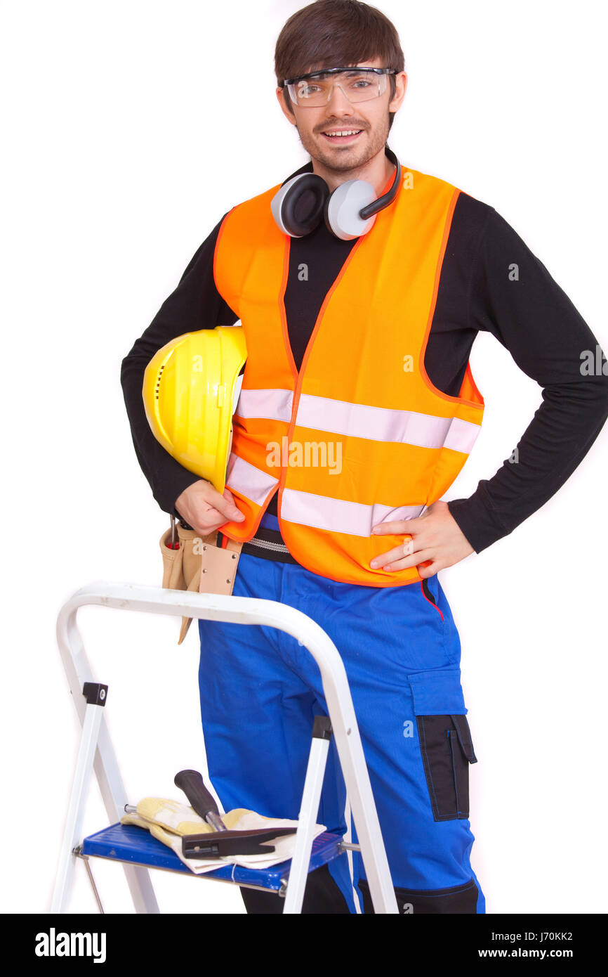 craftsman tradesman handicraftsman isolated overall carpenter ...