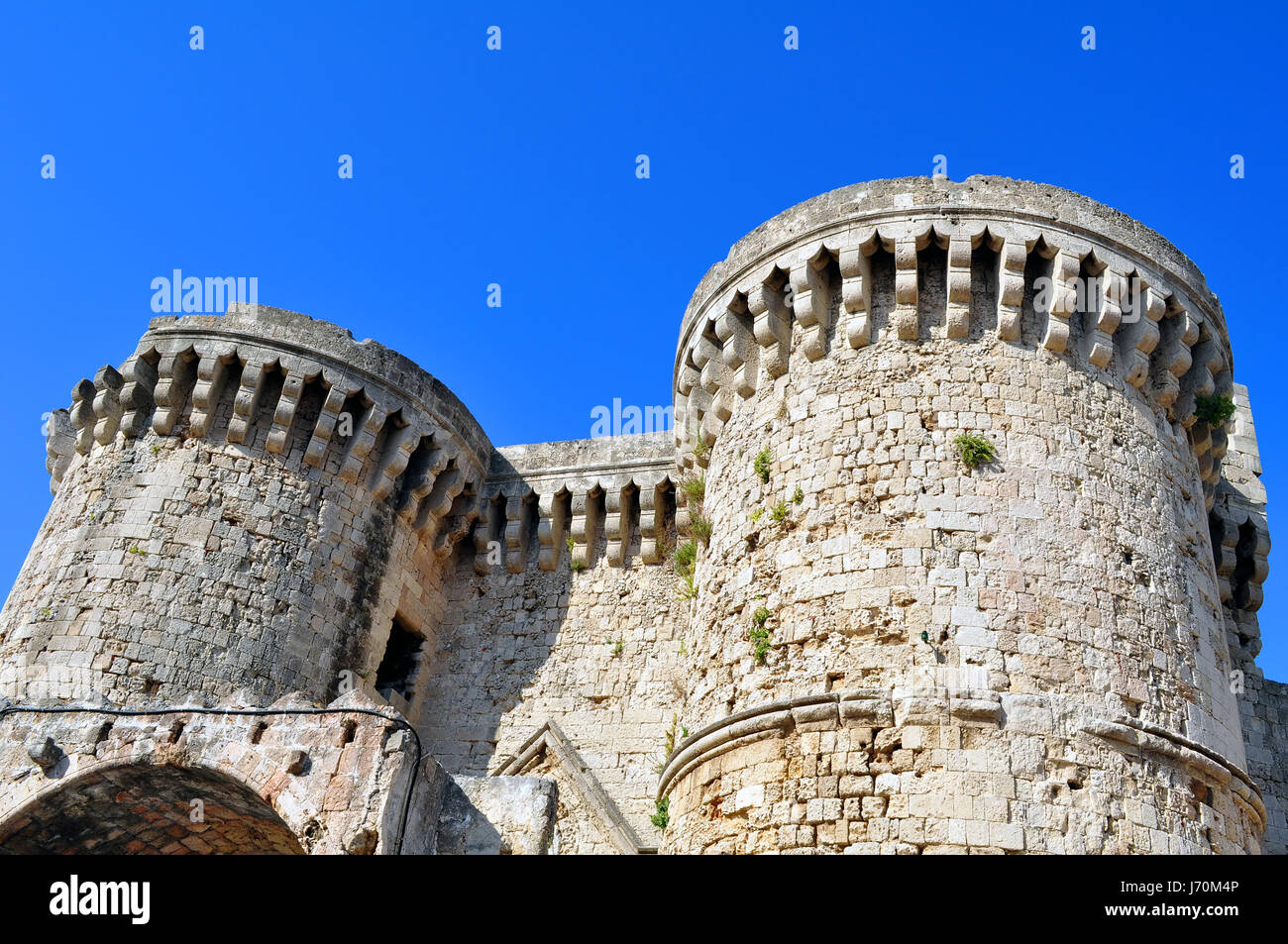 greece fortress island medieval castle isle chateau construction travel ...