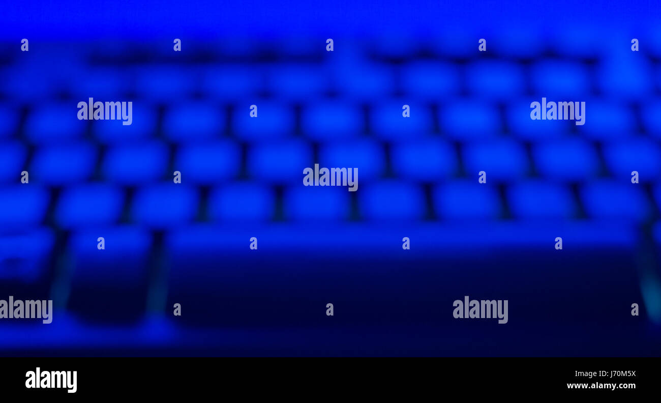 Computer keyboard soft focus Stock Photo - Alamy