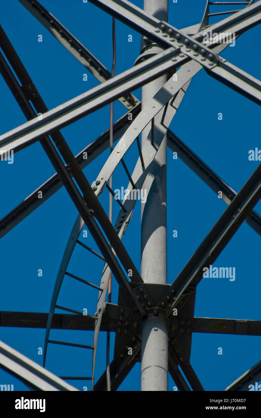 blue architectural bridge style of construction architecture ...