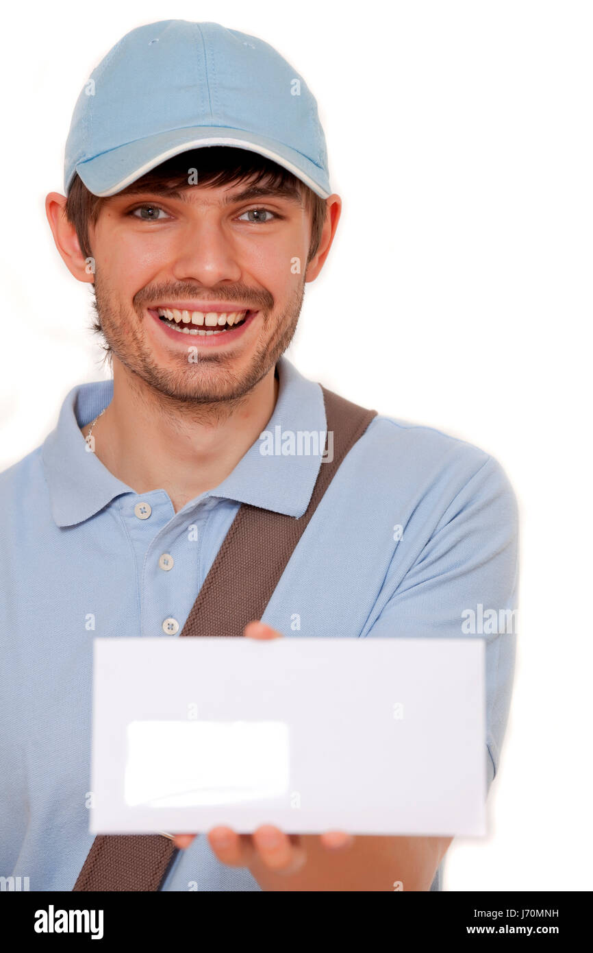 Post man with mail bag hi-res stock photography and images - Alamy