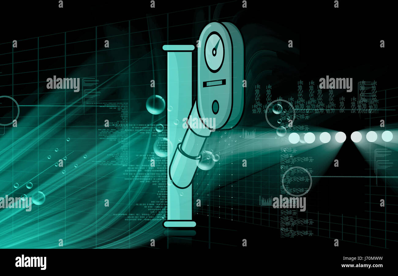 needle meter dial gauge pipe pressure tube measured sured measure ...