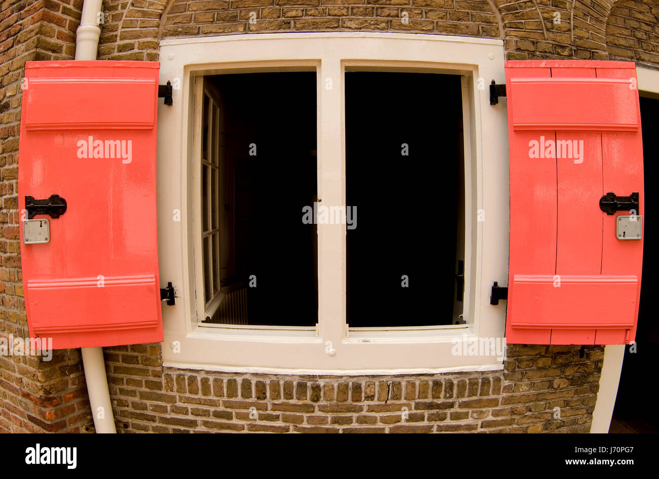 Dutch house open window hi-res stock photography and images - Alamy