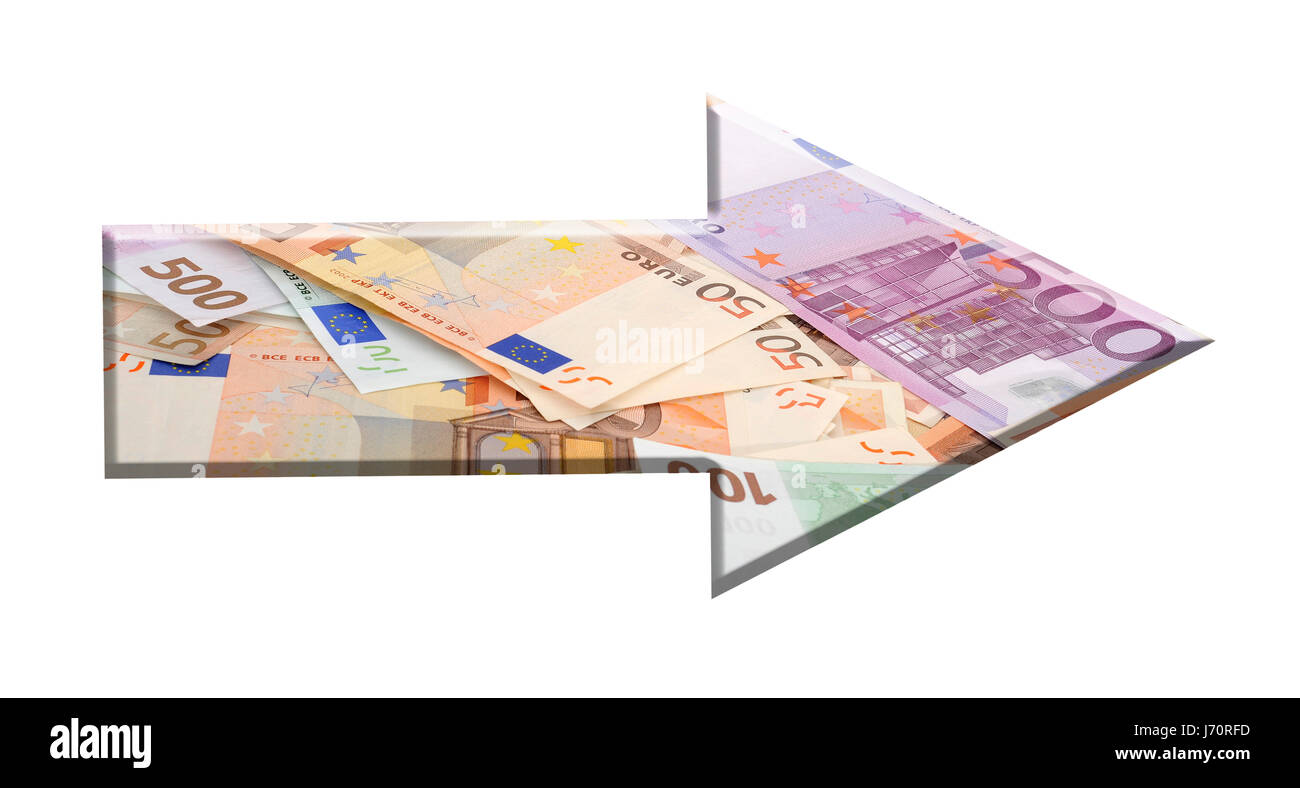 money arrow right Stock Photo - Alamy