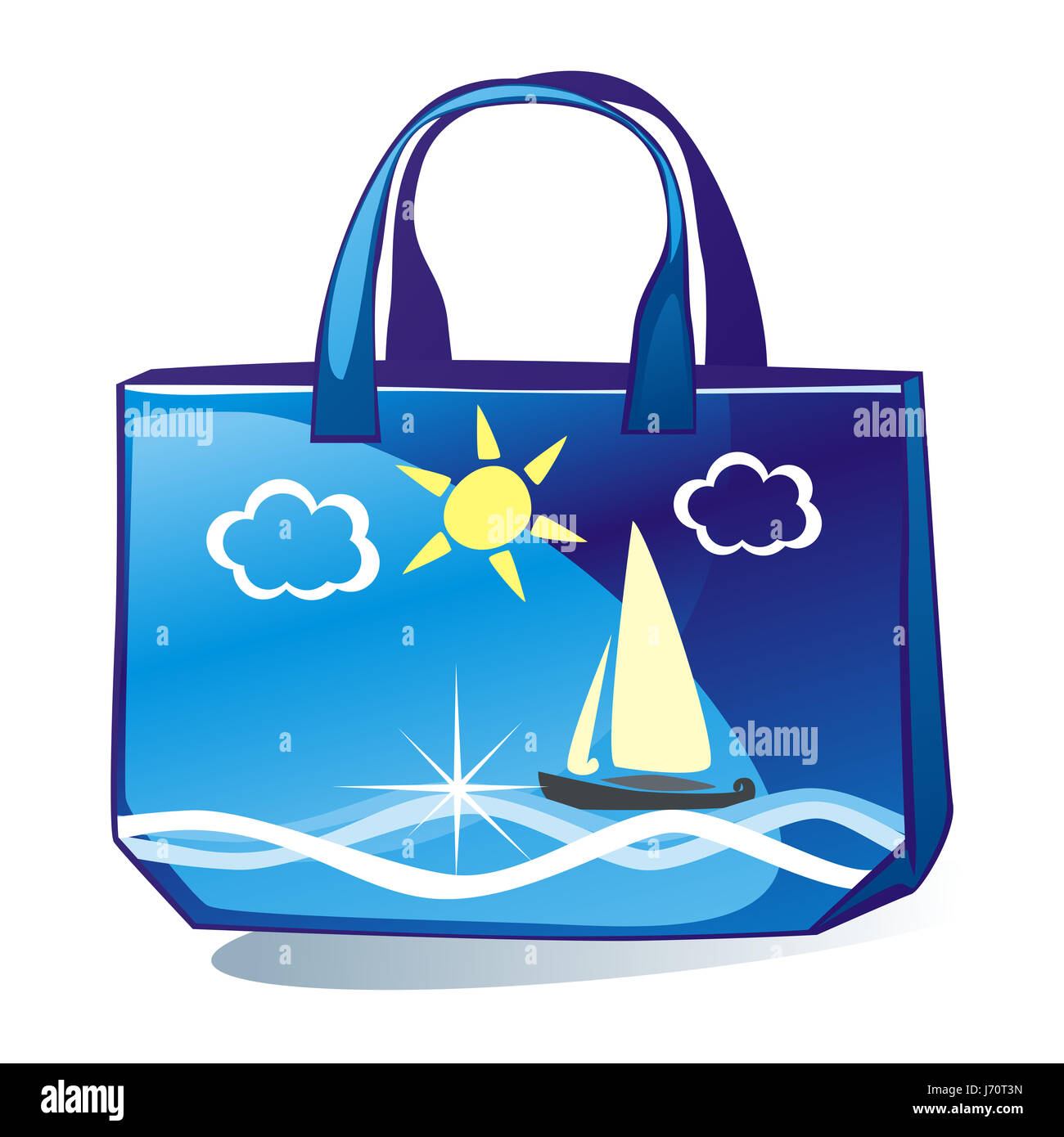object isolated illustration colored bag object isolated fashion modern ...