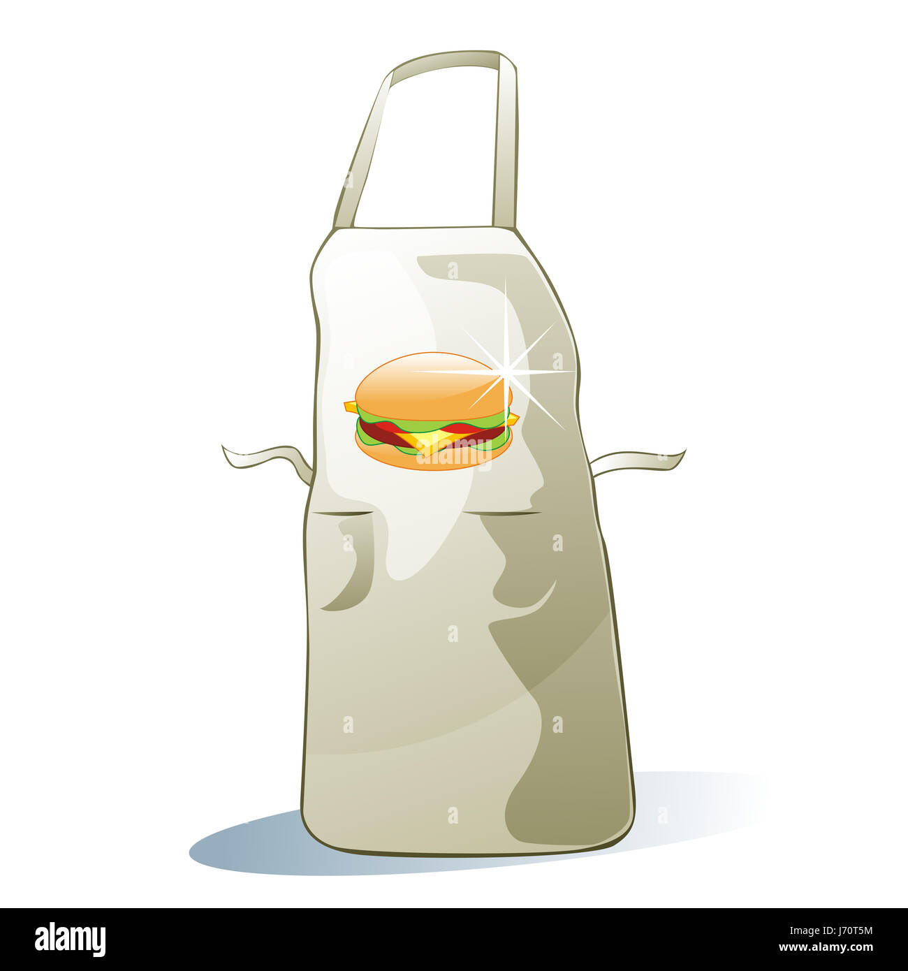 Apron illustration hi-res stock photography and images - Alamy