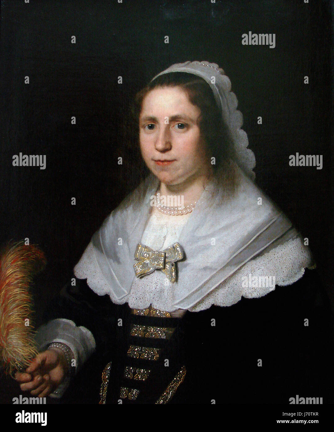 B van der Helst Portrait of woman Stock Photo - Alamy