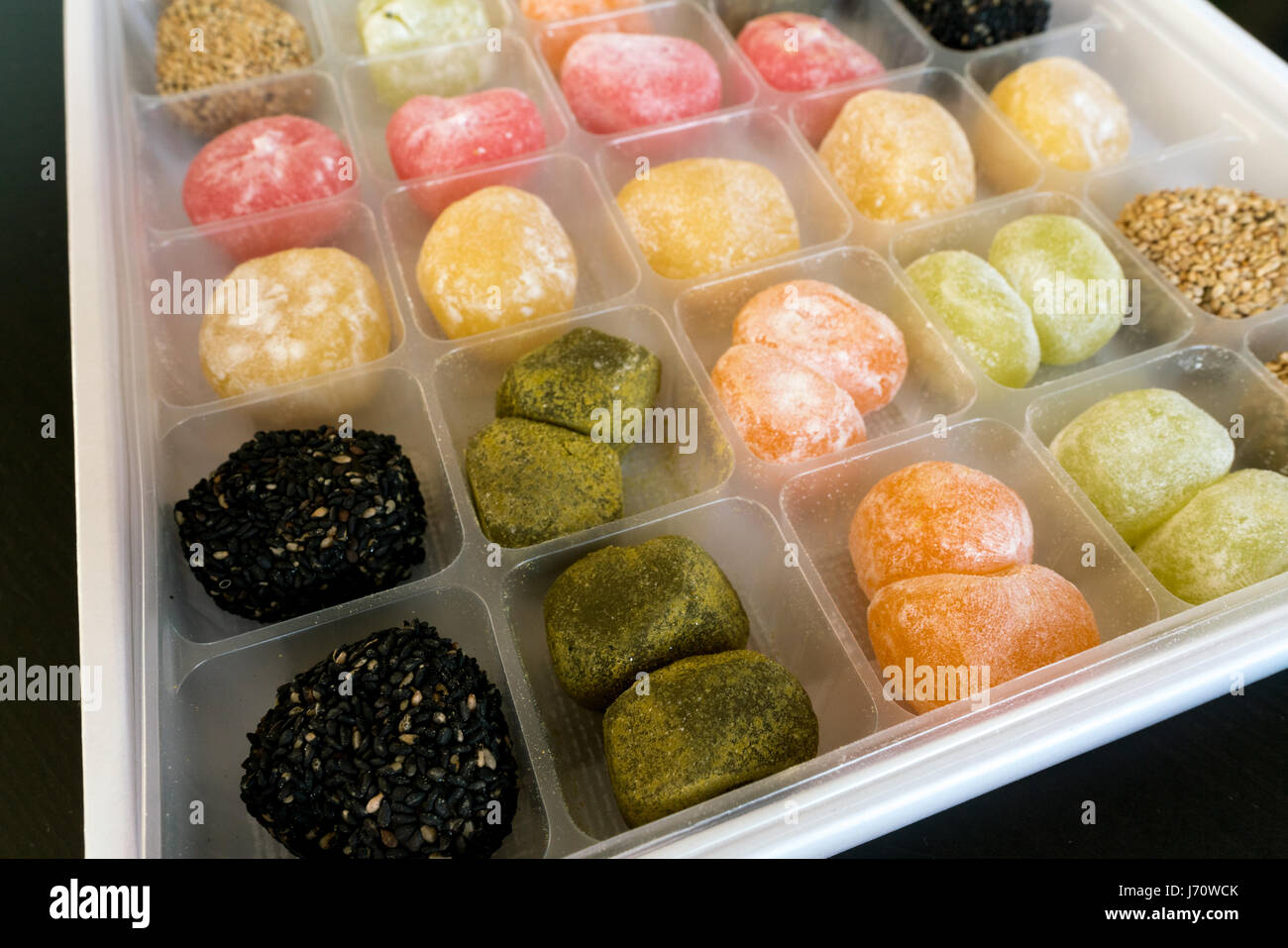 A box of traditional Japaneese sweets Stock Photo - Alamy