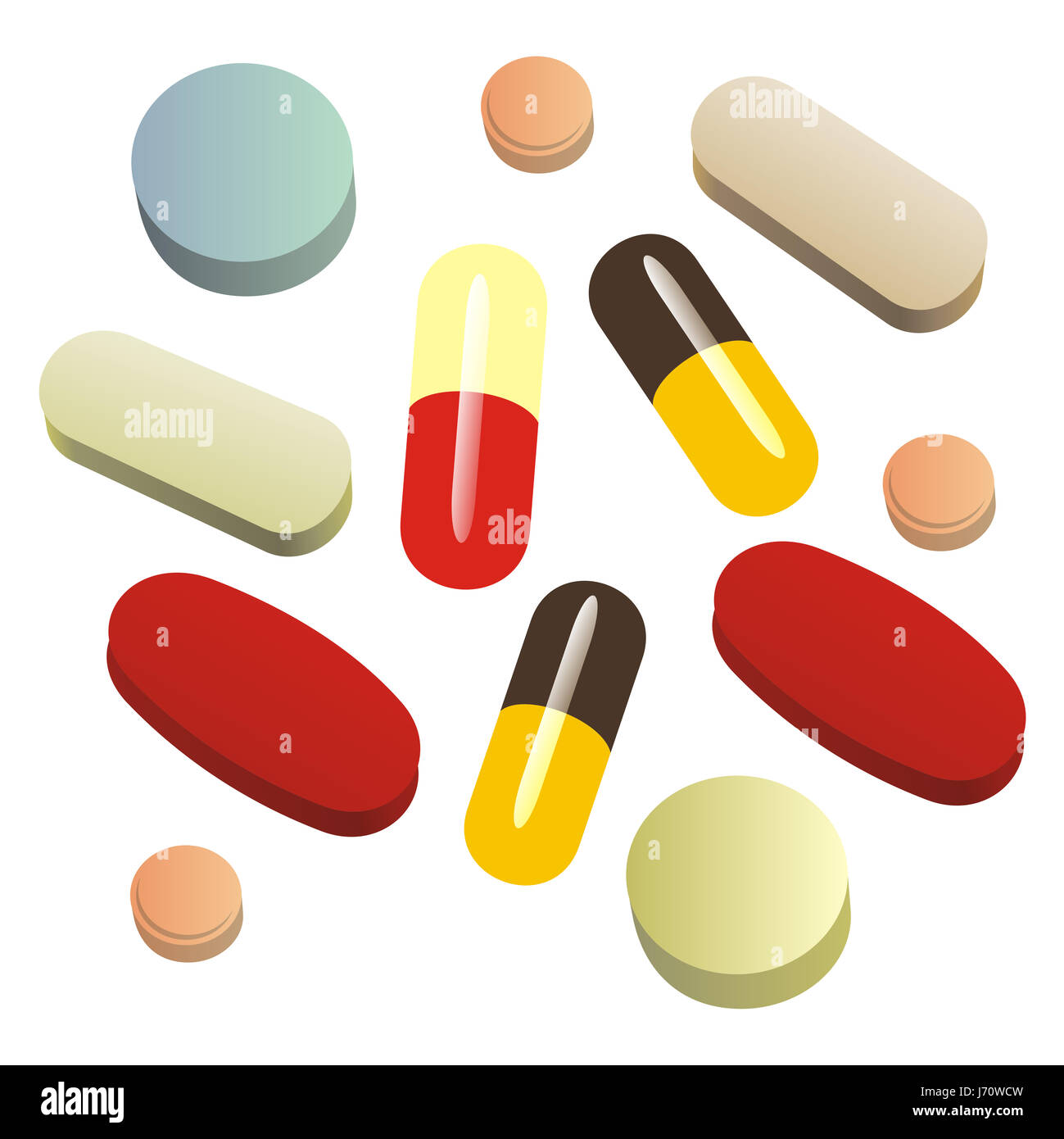 object isolated pills means agent medicine drug remedy substance object ...