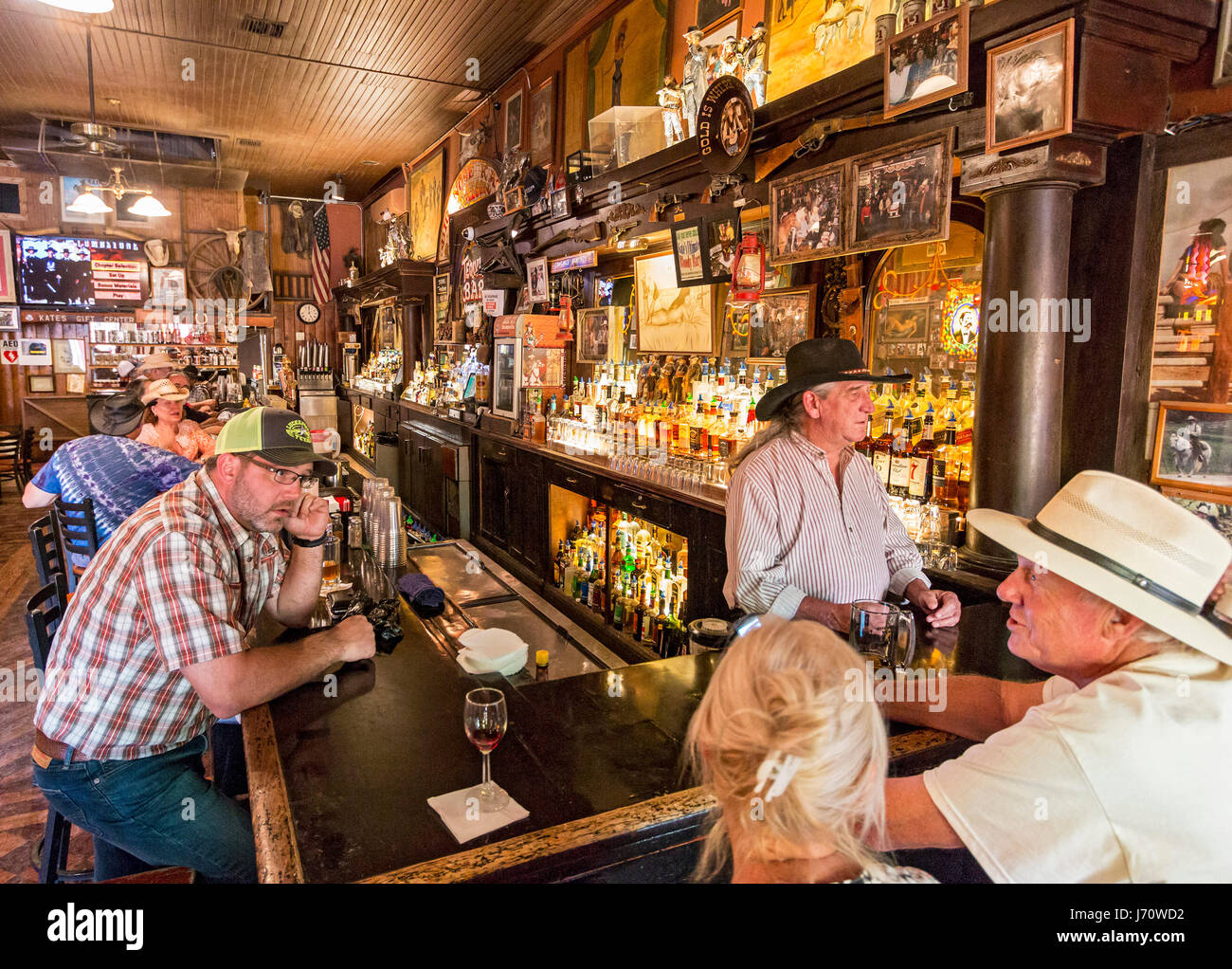 Big Nose Kate's Saloon with stained glass and lots of old west ...