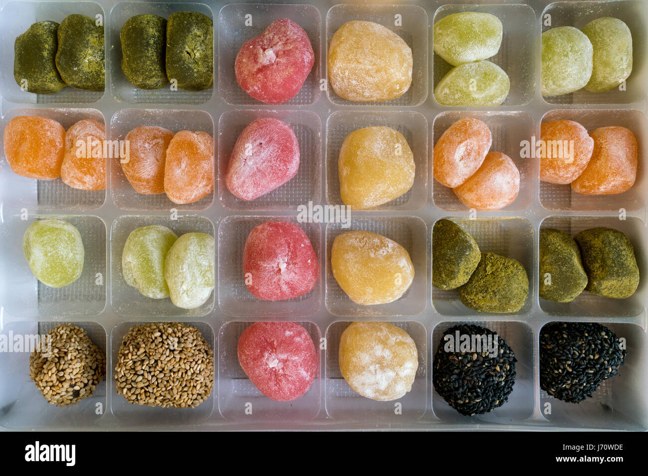 A box of traditional Japaneese sweets Stock Photo - Alamy