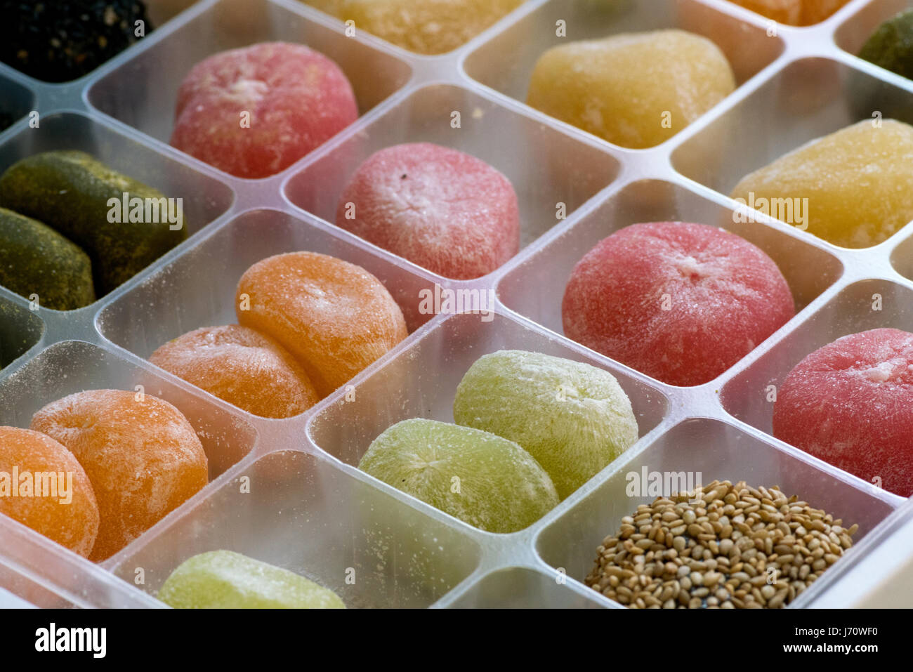 A box of traditional Japaneese sweets Stock Photo - Alamy