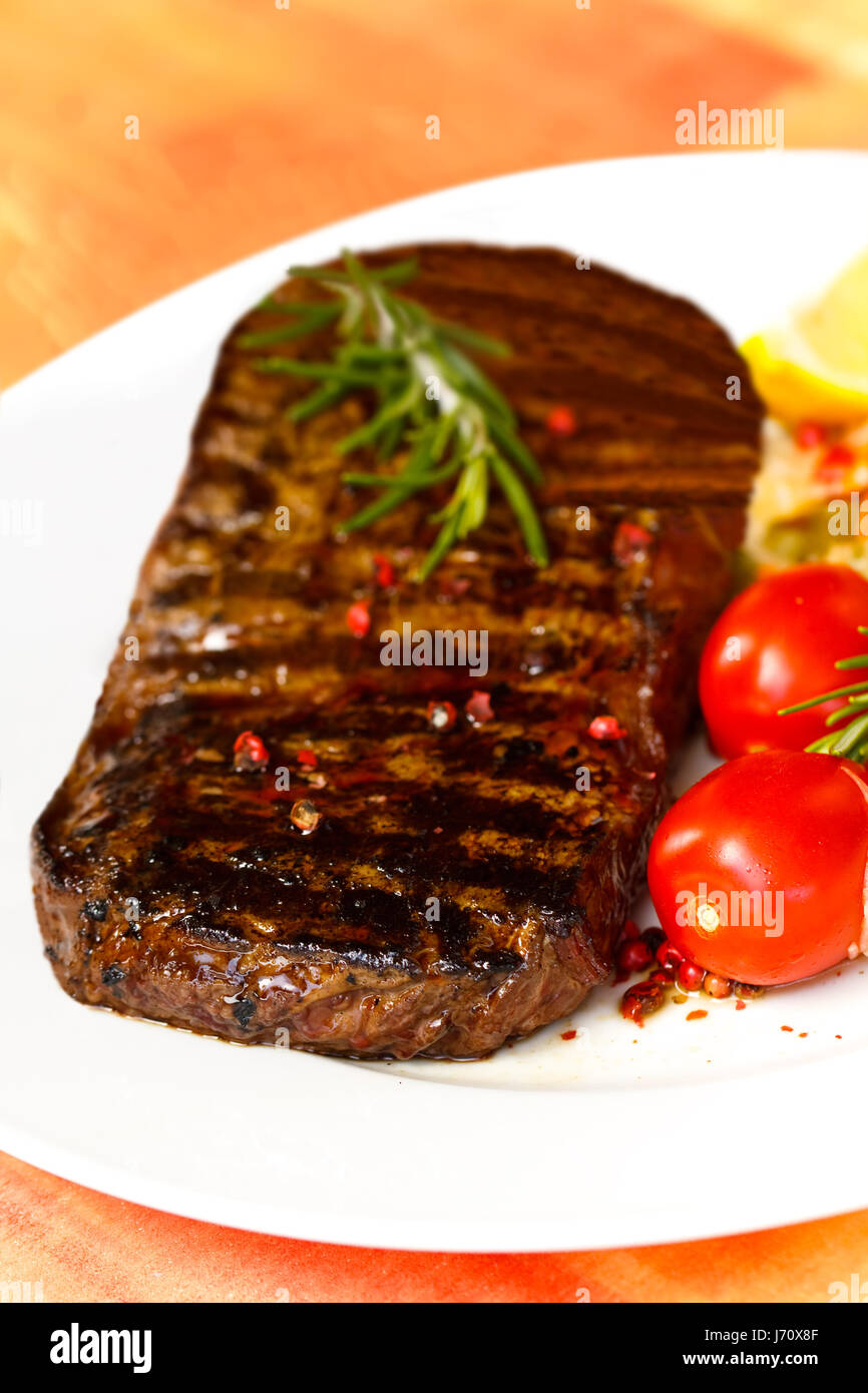 big steak of 436 grams,14 oz Stock Photo - Alamy