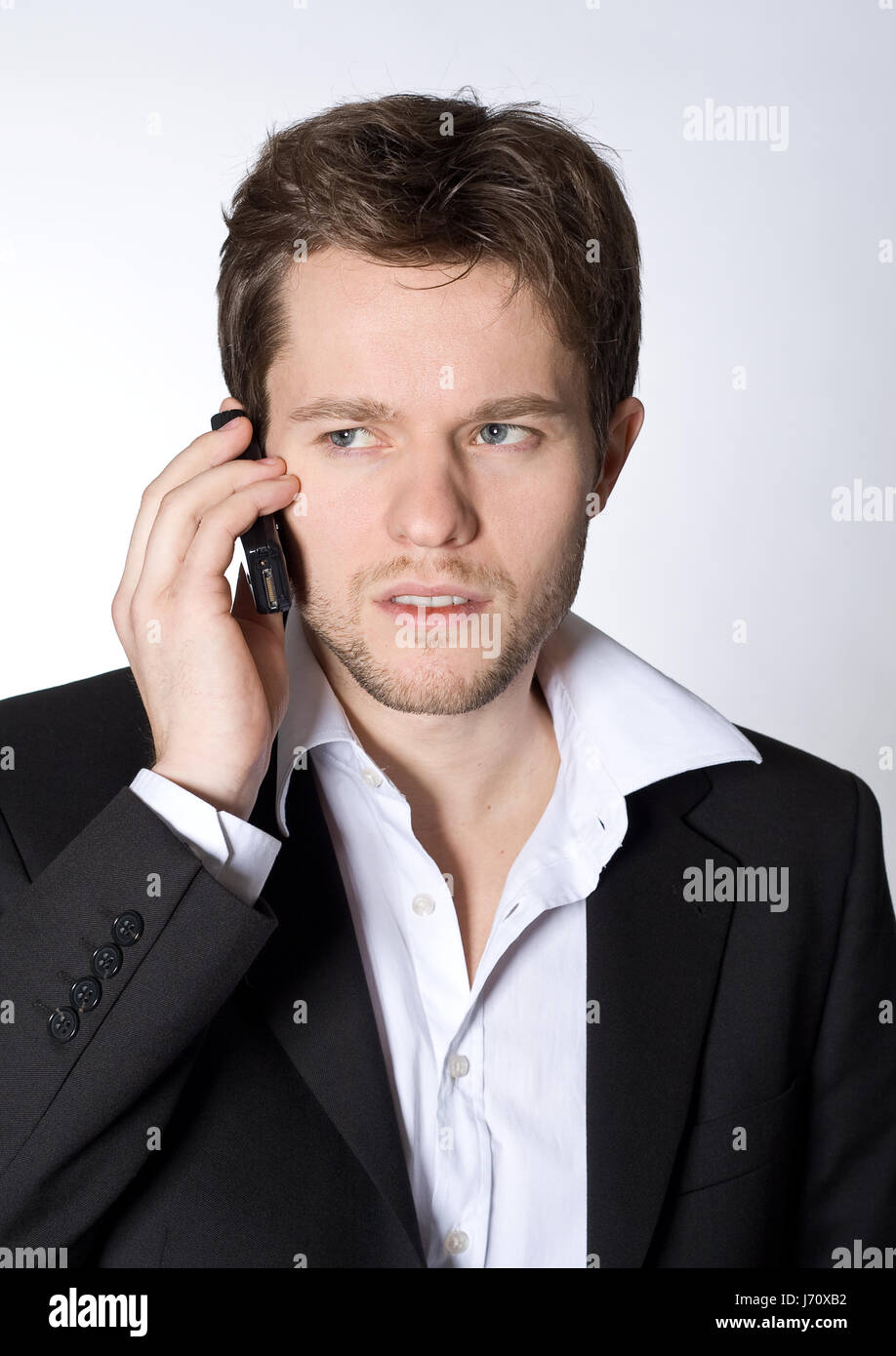 cell phone conversation Stock Photo - Alamy