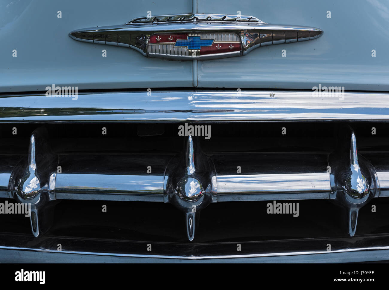 back view of chevrolet old timer car Stock Photo - Alamy