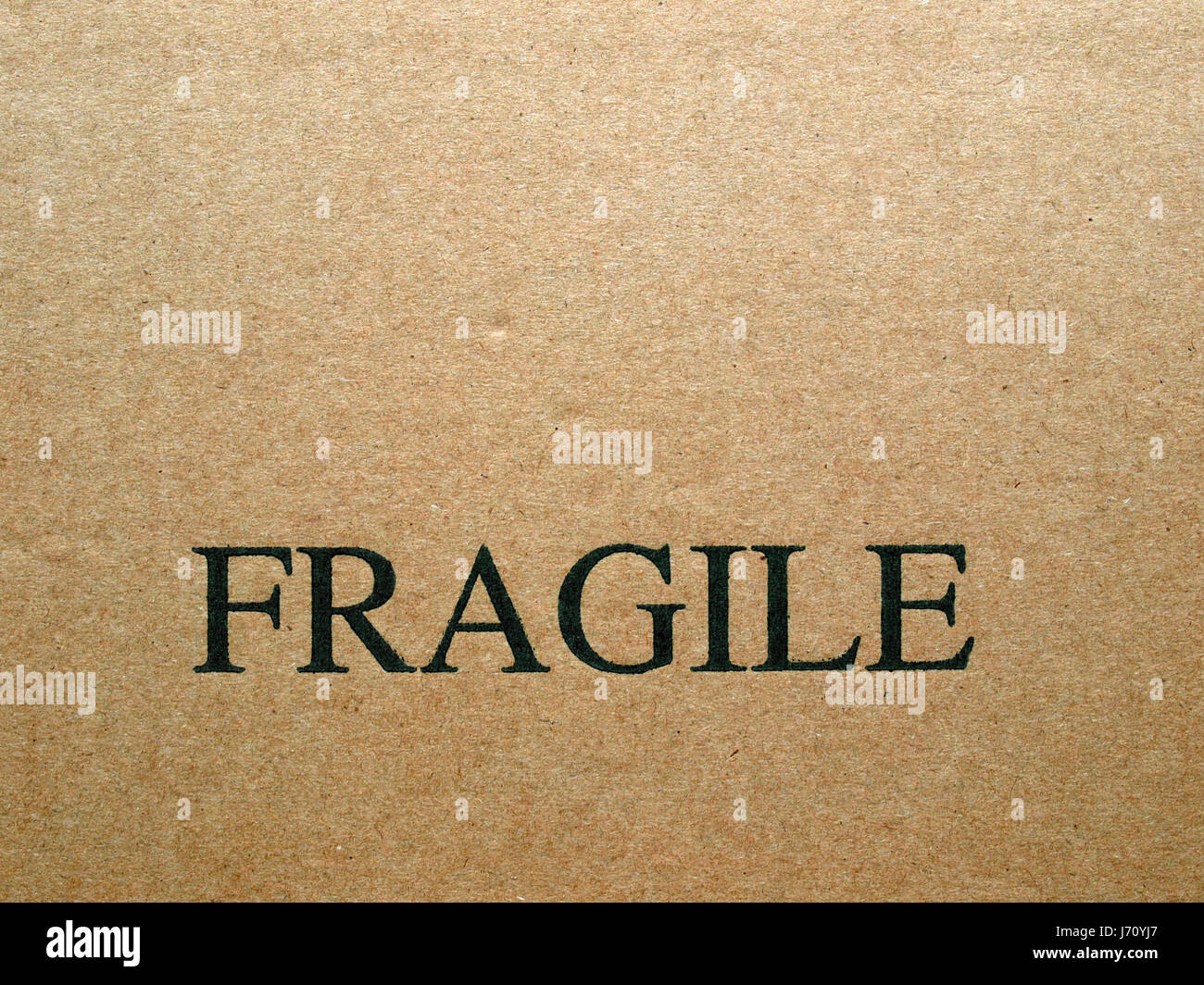 corrugated parcel box boxes fragile packet shipping sheet of paper paper Stock Photo - Alamy