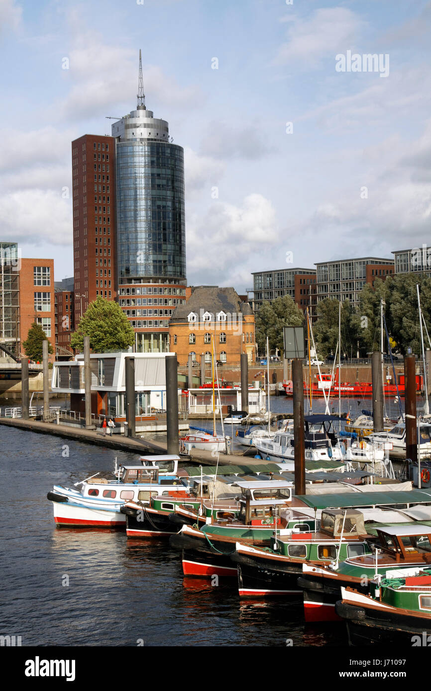 harbor hamburg harbours elbe memory city tug river water rowing boat ...