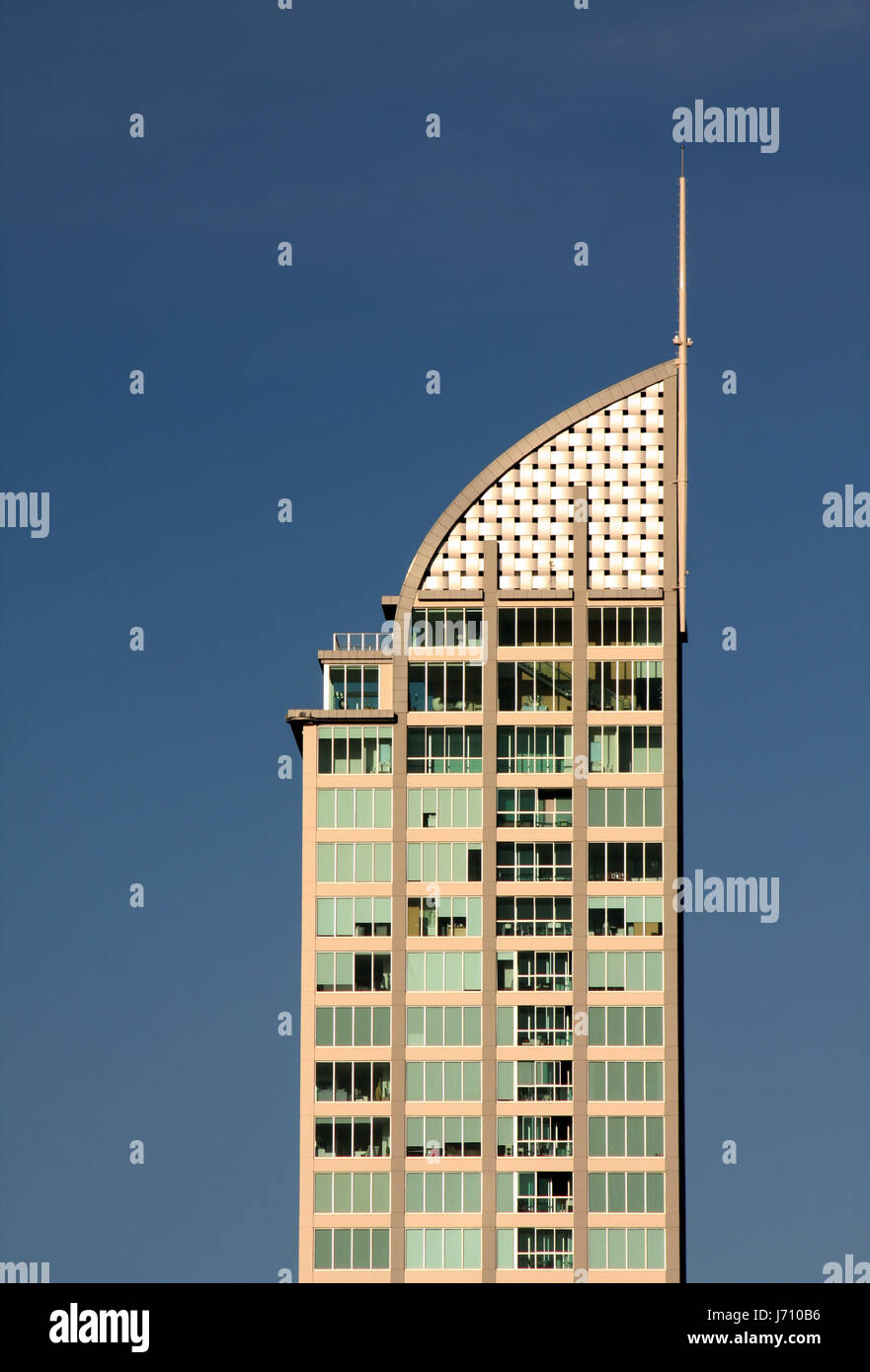 blue house multistory building multistorey building multi-story ...