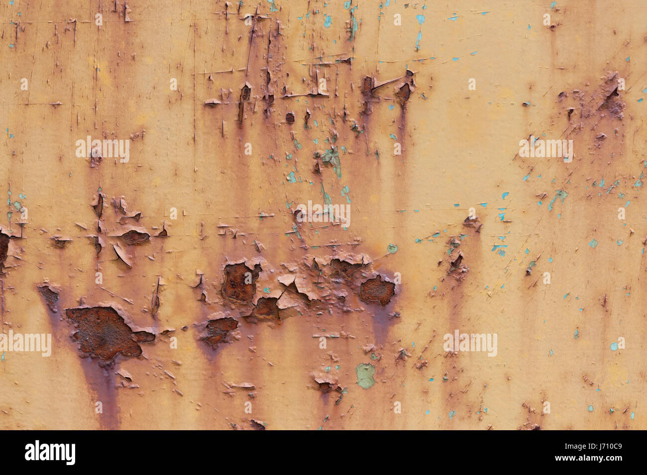 Detail of rusty metal surface with peeling paint Stock Photo - Alamy