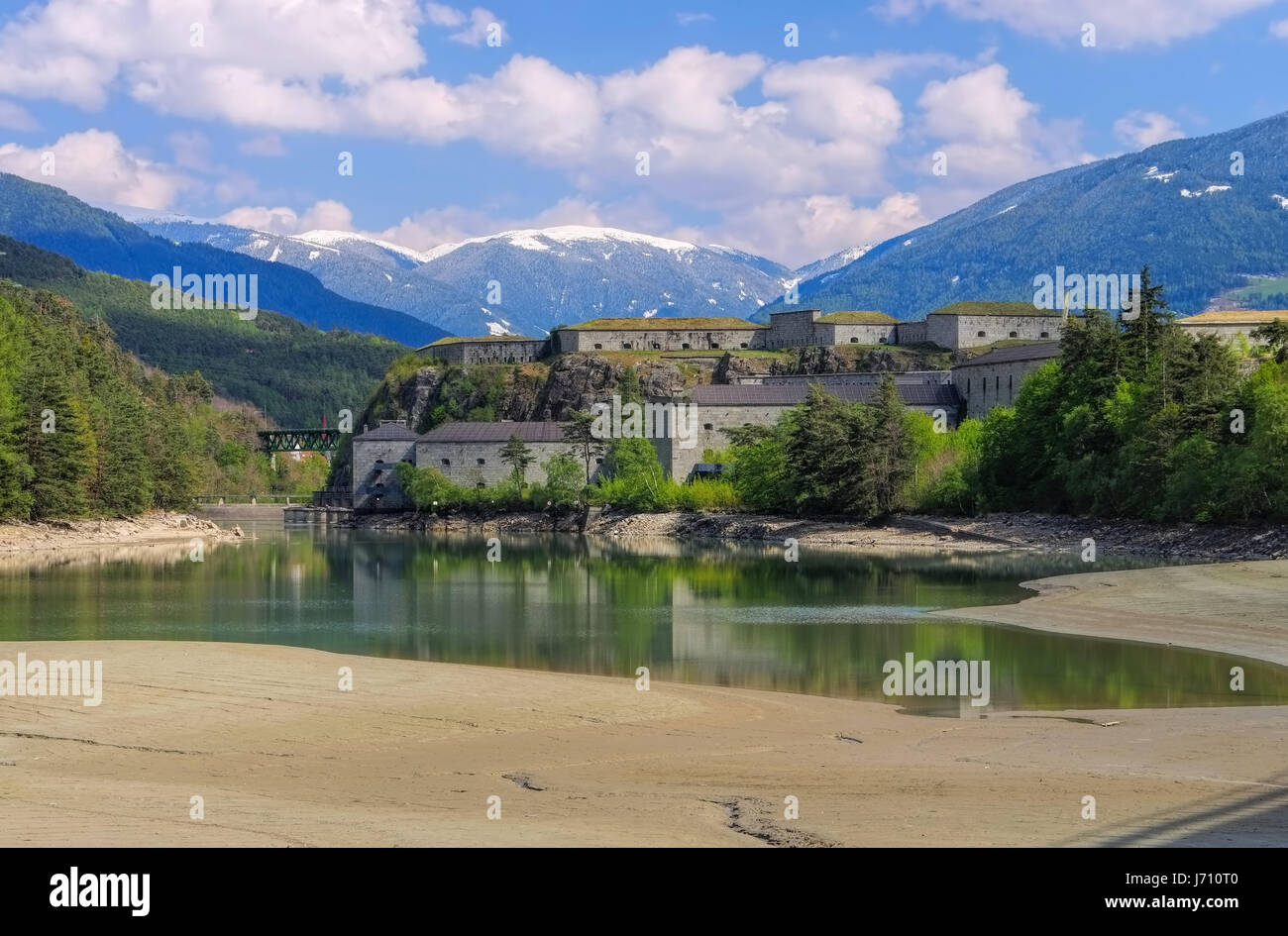 Fort of Franzensfeste in Alps, northern Italy Stock Photo - Alamy